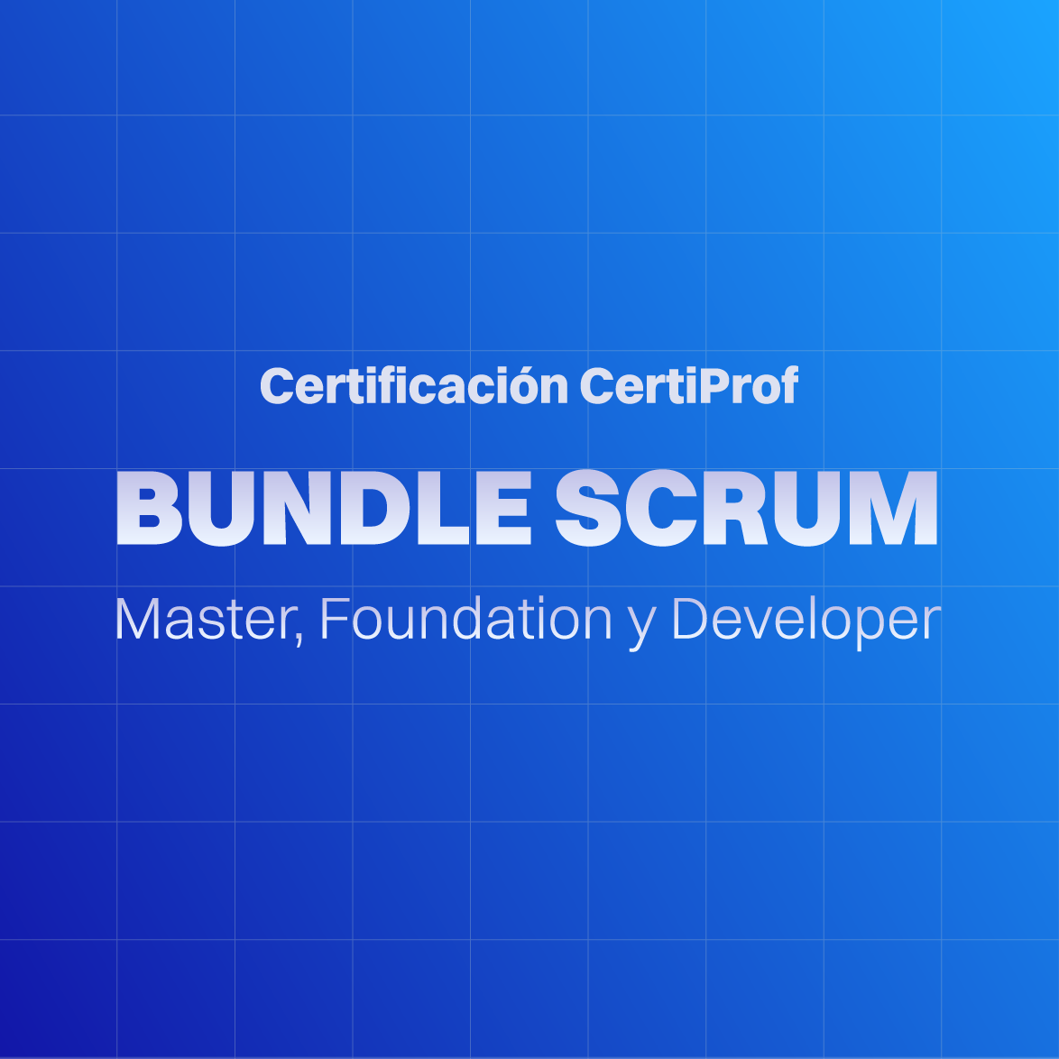 Bundle Scrum Master, Foundation y Developer / SLProcess